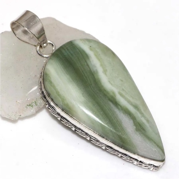 Earth Art hand crafted artisan | Jewelry | Genuine Larsonite Pendant ...